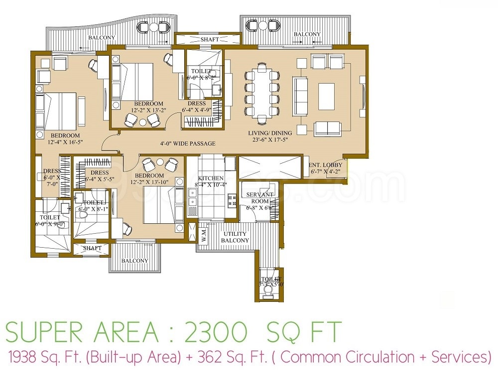 ATS Pristine Phase II Floor Plans | Sector 150, Noida