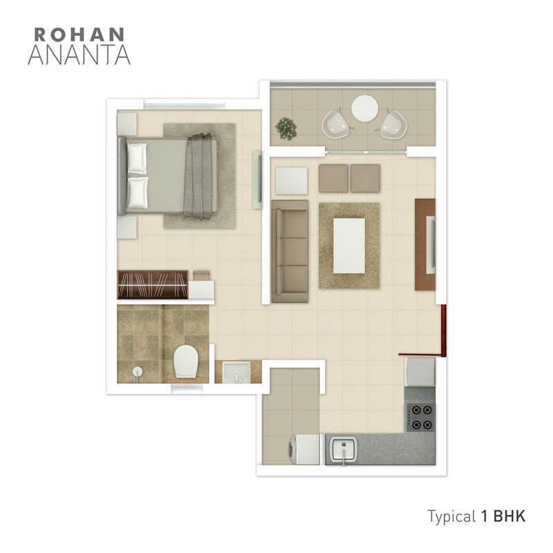 Rohan Ananta Floor Plans | Tathawade, Pune