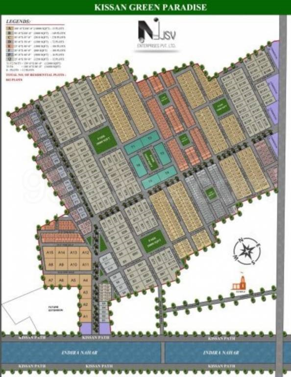 NJSV Kissan Green Paradise Master Plan | Mohanlalganj, Lucknow